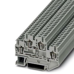 TERMINAL BLOCK FEED-TROUGH FOR #28-12 WIRE STTB 2.5 GRAY | Guillevin