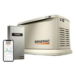 GENERAC 7209 - AIR COOLED STANDBY GENERATOR 21 KW NATURAL GAS, 24 KW ...