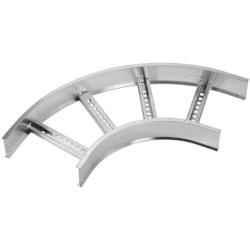 ELBOW 90D ALUMINUM HORIZONTAL 4X12"W 12" RADIUS | Guillevin