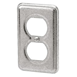 COVER METAL 1G FOR DUPLEX RECEPTACLE | Guillevin