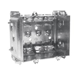BOX METAL 2G 3X 3-3/4X 2-1/2"D 4-HOLES FOR NMD CABLE 2304 | Guillevin