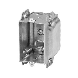 BOX METAL 1G 3X 2X 3"D 4-HOLES FOR NMD/BX CABLE | Guillevin