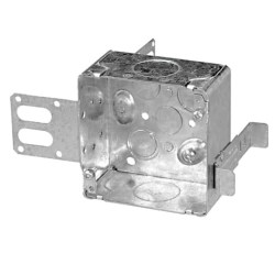 4IN SQ DEEP BOX STEEL STUD 1IN KO | Guillevin