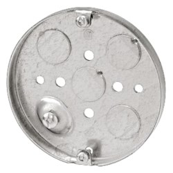 BOX METAL ROUND 4X 1/2"D CEILING PAN WITH 1/2" KO | Guillevin