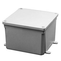 JUNCTION BOX PVC RIGID 4X4X2IN | Guillevin