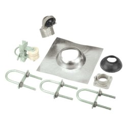 MAST KIT 100A W/CAP SPOOL RACK FLANGE BOLT COUPLER BC | Guillevin