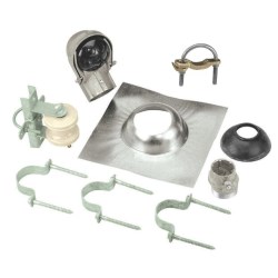 MAST KIT 200A W/CAP-RACK-2" MALE REDUCER-GROUND CLAMP QC | Guillevin