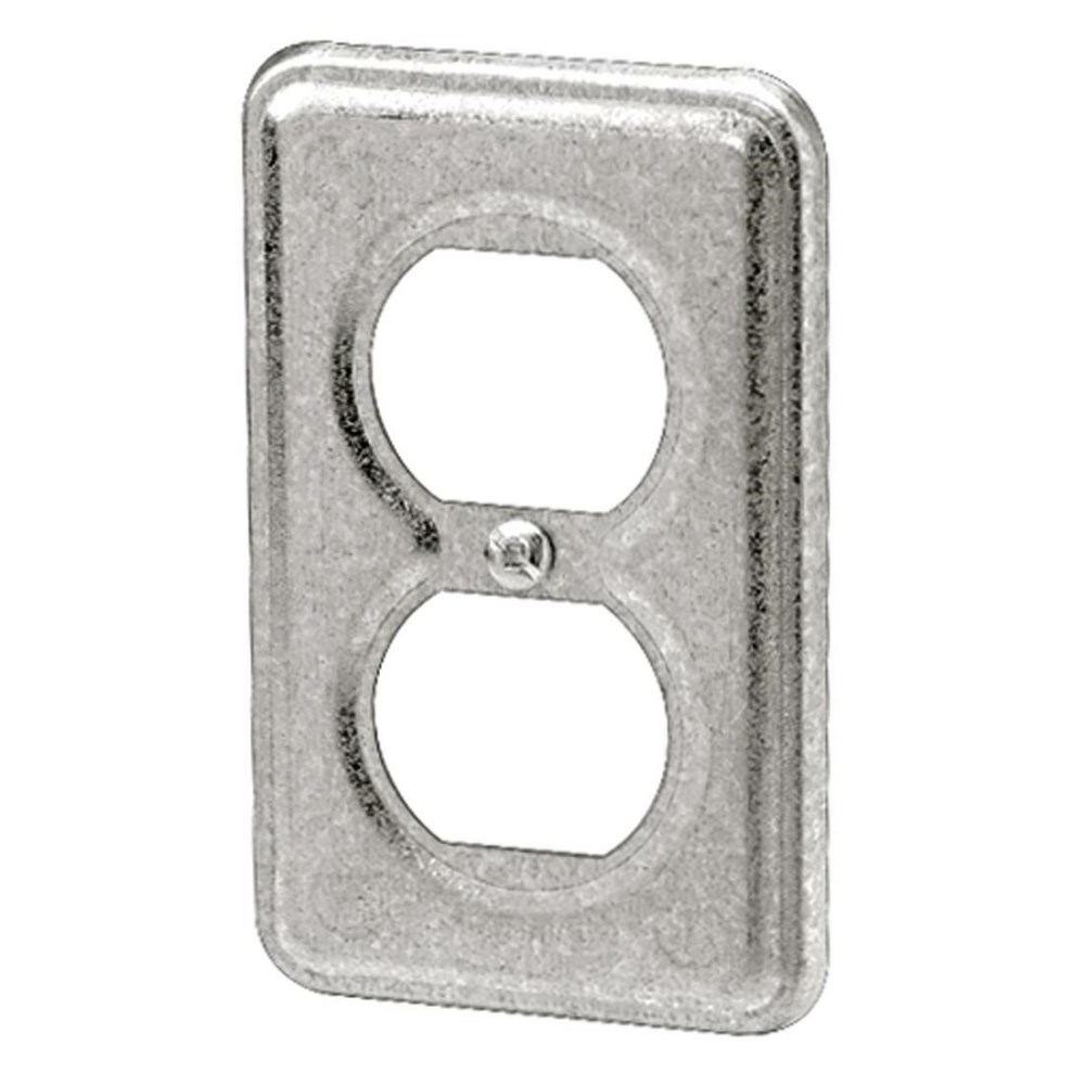 COVER METAL 1G FOR DUPLEX RECEPTACLE | Guillevin