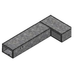 PULL BOX BC HYDRO DISTRIBUTION GALVANIZED "L" 400A 2 PCS | Guillevin