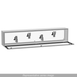 SPLITTER TROUGH 400A 4 WIRE NEMA 3R-4-12 48X10X6" | Guillevin