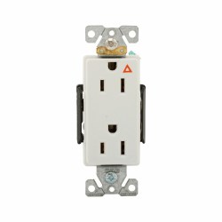 RECEPTACLE IG Deco DUPLEX 20A 125V 2P3W B&S WHITE | Guillevin