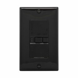 GFCI SELF TEST BLANK FACE 20A 125V BLACK | Guillevin