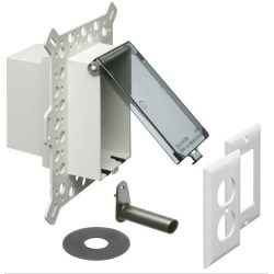 BOX PLASTIC 1G VERTICAL FOR CONCRETE STUCCO CLEAR | Guillevin