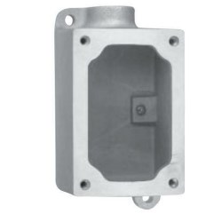 SNAP SWITCH 1P 20A + BOX 1G FEED TROUGH ALU. 2-HUB 3/4" | Guillevin