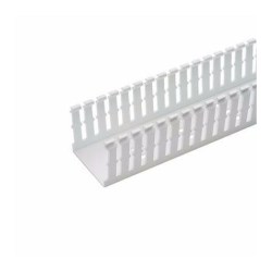 CABLE DUCT SLOTTED 6'LG X 3"W X 4"H PVC WHITE | Guillevin