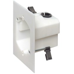 BOX VAPOR 1G DEEP NON METAL & GROUNDING CLIP WHITE | Guillevin