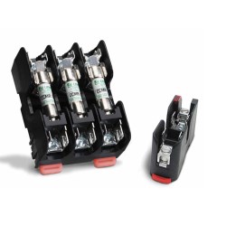 CLASS CC FUSE BLOCK WITH SCREW TERMINAL - DIN MOUNT RELEA | Guillevin