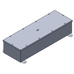 SPLITTER TROUGH ALUMINUM 400A 4 WIRE NEMA 3 72X8X5" | Guillevin