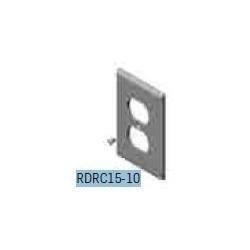 COVER PLATE PVC RIGID 1G DUPLEX RECEPTACLE | Guillevin