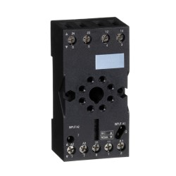 SOCKET 12A 300V FOR 8-PIN ROUND RELAY | Guillevin
