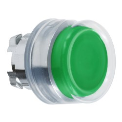 HEAD OPERATING FOR 22MM PUSHBUTTON MOMENT. BOOTED GREEN | Guillevin