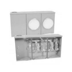 METER SOCKET 2G 200A 600V MAIN + BLANK 100A PER POSITION | Guillevin