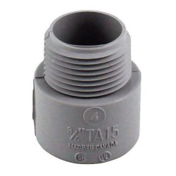 TERMINAL ADAPTER PVC RIGID 3/4" | Guillevin