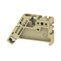 End bracket, beige, TS 35, V-2, Wemid, Width: 8.5 mm, 100 °C | Guillevin