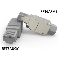 Jack Connector CAT6A U/FTP 24 AWG Metal RFT-6AFME | Guillevin