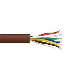 Electrical Cable LVT 6 C 18 AWG Brown 75 m LVT6C18X75 | Guillevin