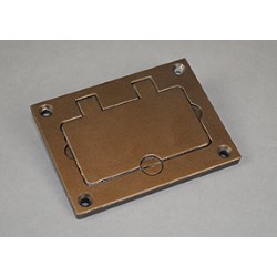 RECT DECORATOR RECEPT PLATE BZ | Guillevin