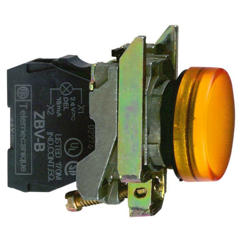 PILOT LIGHT LED 22MM 110-120VAC DIRECT SUPPLY YELLOW | Guillevin